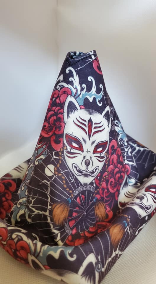 Traditional Japanese Kitsune Fox Masks Shift Boot | Handbrake Boot ...